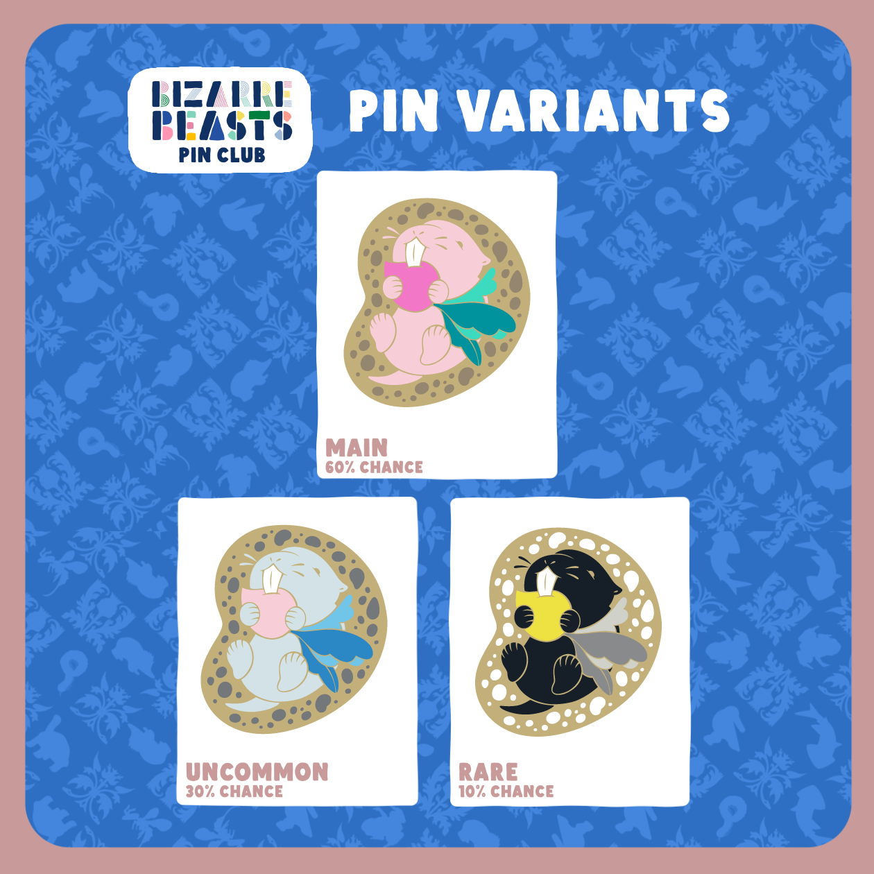 Bizarre Beasts Pin Subscription! – Complexly Store
