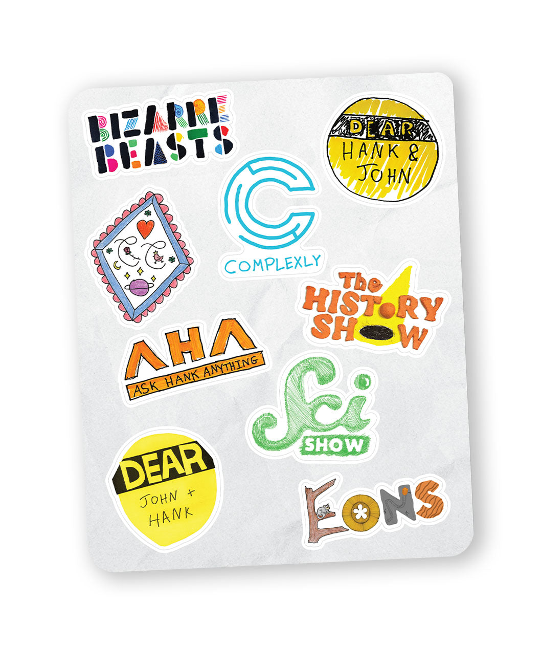 Handmade Logo Sticker Sheet – Complexly Store